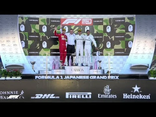 F1 | Japanese Grand Prix | Trophy presentation | SuperSport