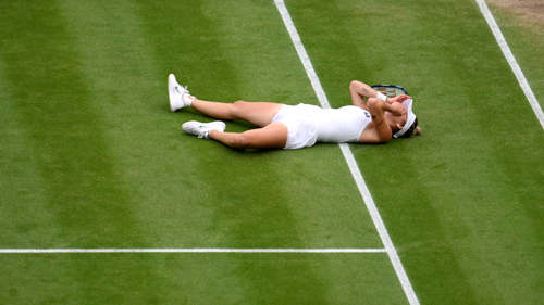 Vondrousova becomes first unseeded woman to win Wimbledon in Open era ...