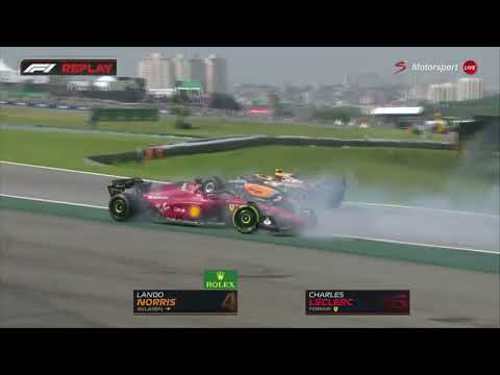 Formula 1 l Brazilian Grand Prix l Chaos at restart with Lewis, Max ...