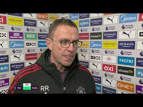 Premier League l Manchester City v Manchester United l Post-match ...