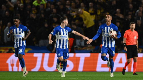 Brighton & Hove Albion v AEK Athens | Match Highlights | Group B | UEFA ...