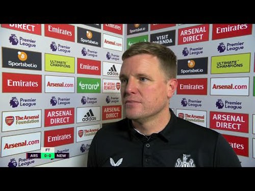 Premier League | Arsenal v Newcastle United | Post-match interview with ...