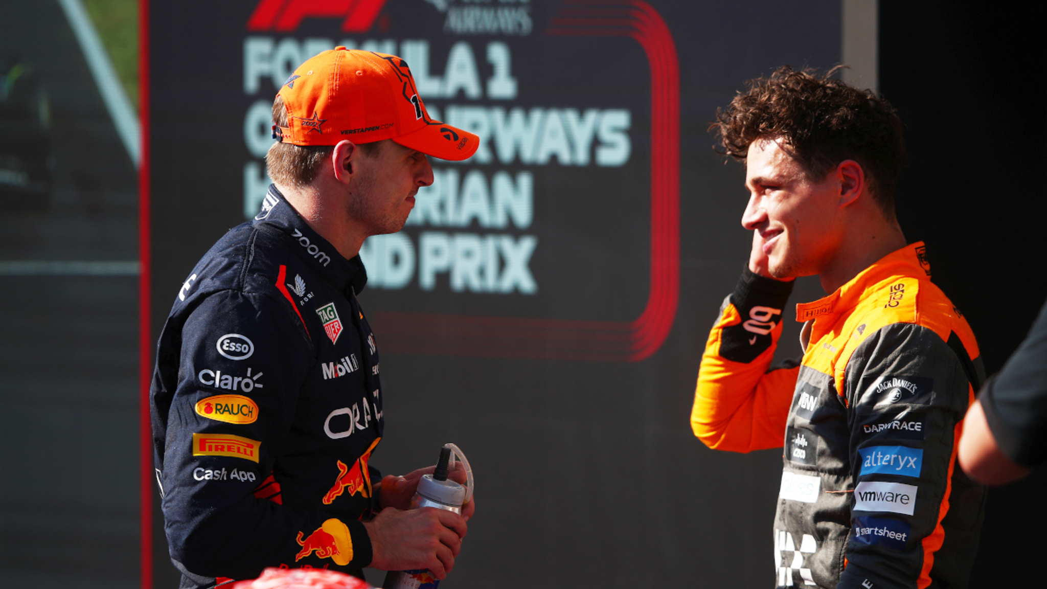 Norris apologises for Verstappen's smashed Hungarian trophy | SuperSport