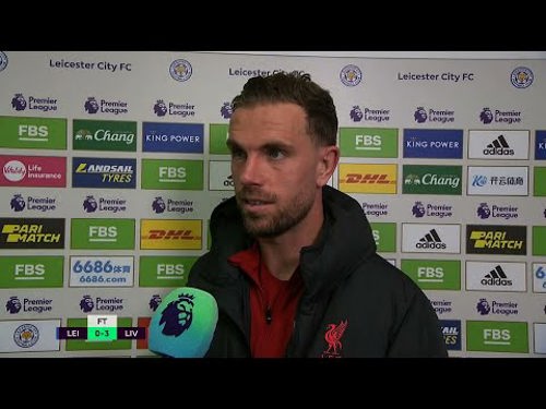 Premier League | Leicester City v Liverpool | Post-match interview with ...