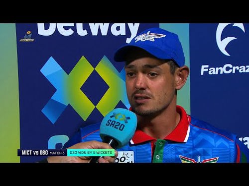 SA20 Cricket League | MI Cape Town v Durban's Super Giants | Post-match ...