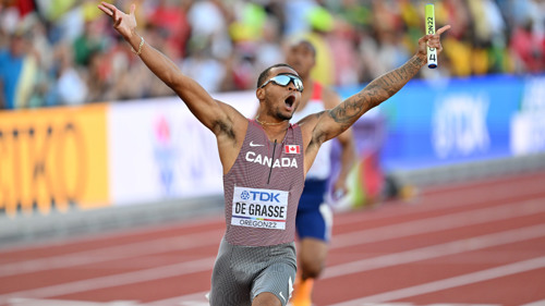 De Grasse dips under world standard on last possible day | SuperSport