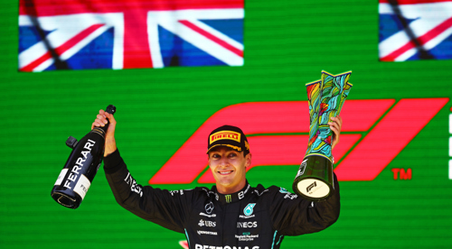 Russell makes it two in one weekend, for his first GP win | SuperSport