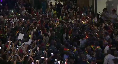 Rugby World Cup | Springboks arrive at OR Tambo | SuperSport