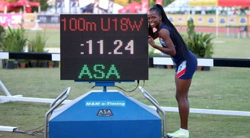 High school sprinter set a new SA record three times in one day ...