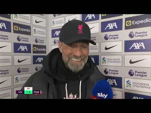Premier League | Liverpool v Manchester United | Post-match interview ...
