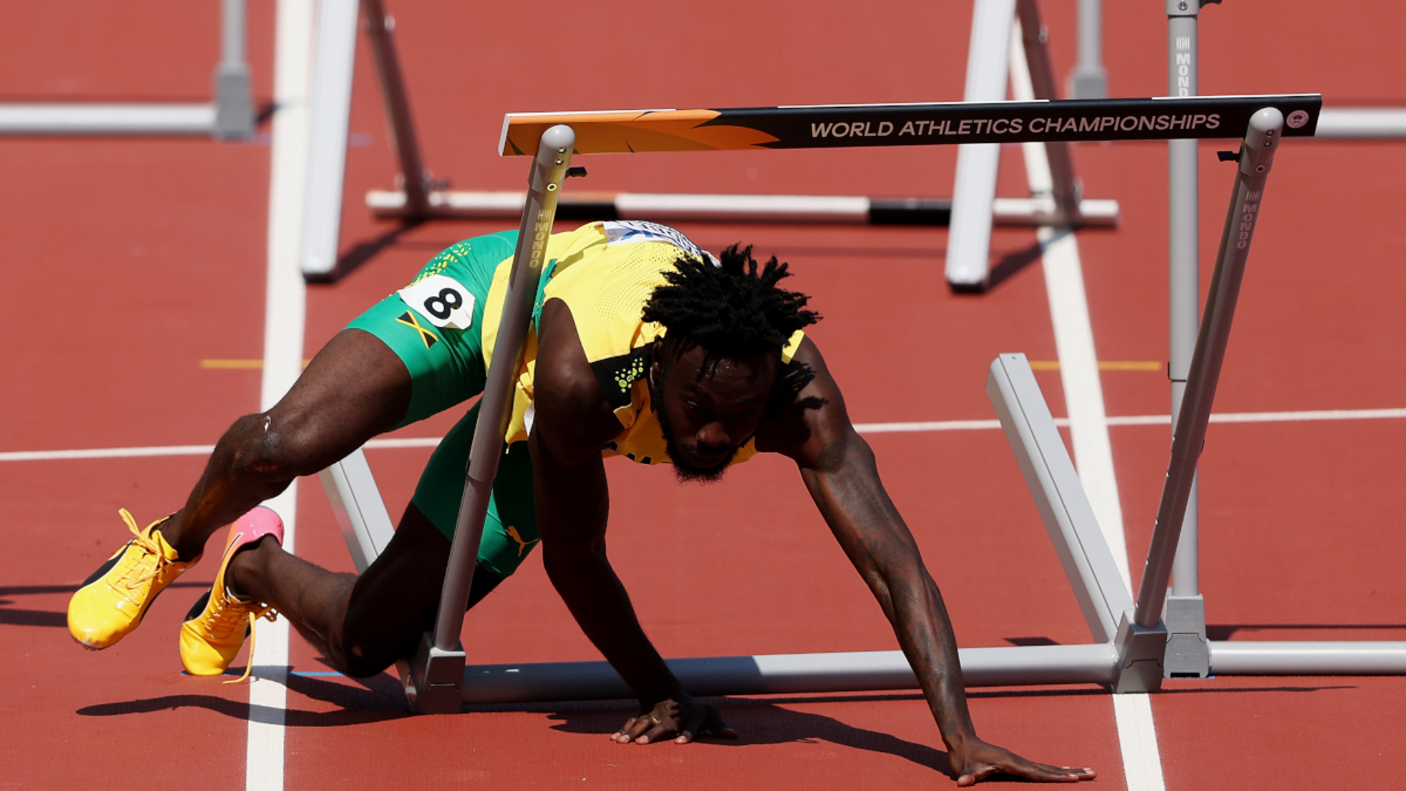 Jamaica's Broadbell out of sprint hurdles after fall in heats | SuperSport