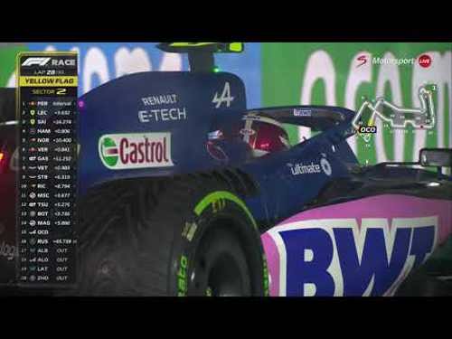 Formula 1 | Singapore GP 2022 | Ocon out of the race | SuperSport