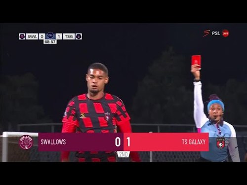 Ebrahim Seedat with a Red Card vs. Swallows | SuperSport