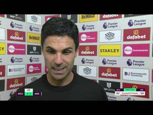 Premier League | AFC Bournemouth v Arsenal | Post-match interview with ...