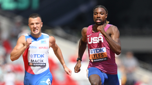 Lyles into final of world 200m despite golf buggy collision | SuperSport
