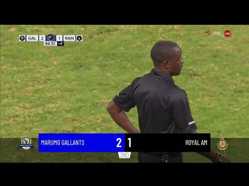 Edgar Manaka with a Red Card vs. Royal AM | SuperSport